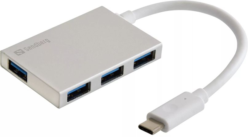 USB jagaja Sandberg USB-C - 4 x USB-A (USB3.0) - Klick e-pood