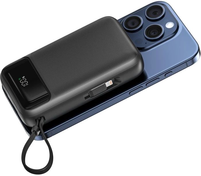 Akupank Swissten 20000mAh USB-C and Lightning - Klick e-pood