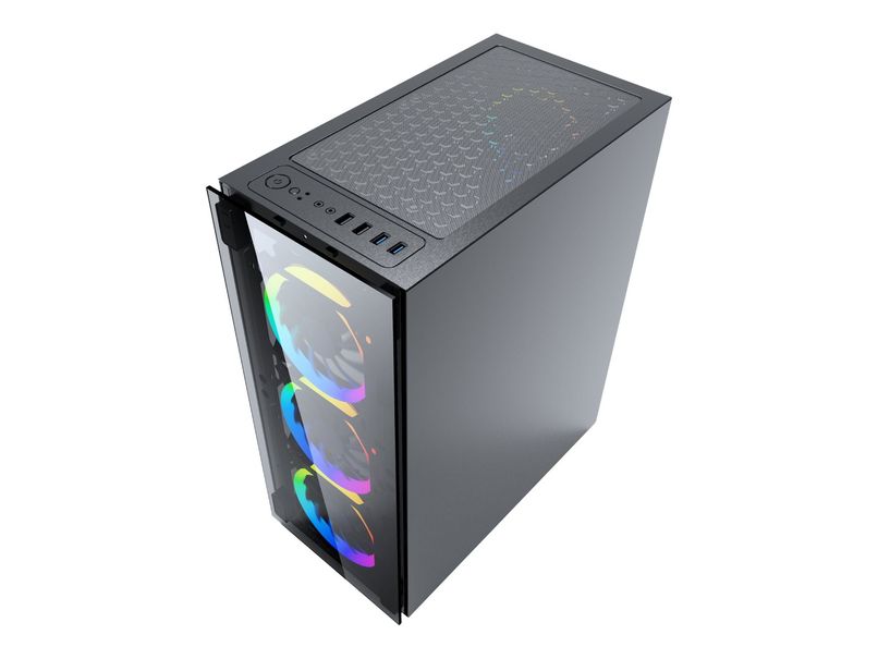 Arvutikorpus GEMBIRD Fornax 1500RGB PC case - Klick