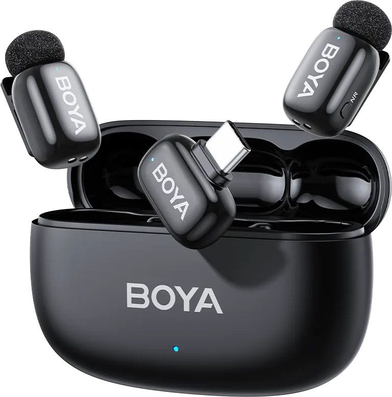 Mikrofon Boya juhtmevaba mini 2-02 USB-C, must - Klick
