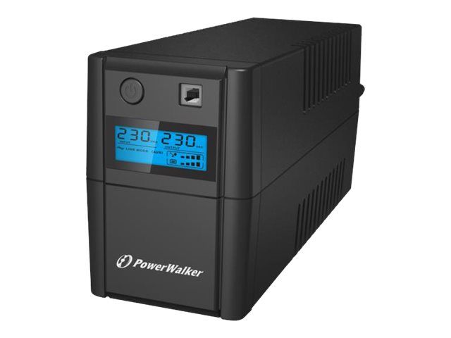 UPS POWERWALK VI 850 SHL Power Walker UPS LINE-INTERACTIVE 850VA, 2X SCHUKO, RJ11 IN/OUT, USB ...