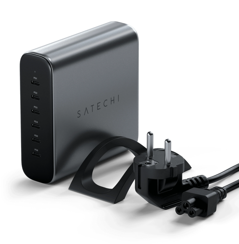 Laadija Satechi 200W USB-C 6-port - Klick e-pood
