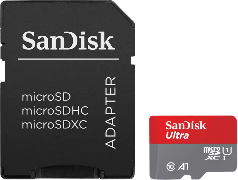 Mälukaart SanDisk 128GB Ultra MicroSDXC + adapter - Klick e-pood
