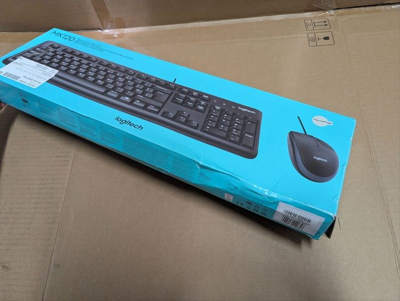 Klaviatuur hiirega Logitech MK120 USB RUS outlet - Klick e-pood